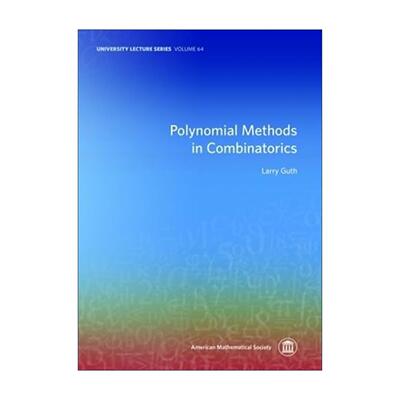 英文原版 Polynomial Methods in Combinatorics 组合学中的多项式方法 Larry Guth 英文版 进口英语原版书籍