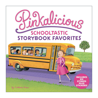 英文原版 Pinkalicious Schooltastic Storybook Favorites 粉红控校园6个故事集 精装 英文版 进口英语原版书籍