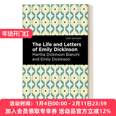 英文原版 Life and Letters of Emily Dickinson Mint Editions 艾米莉·狄金森的生平与书信 传记 Martha Dickinson Bianchi