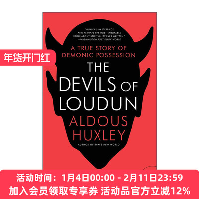 英文原版 The Devils of Loudun 卢丹的恶魔 法国神父“附魔”案 赫胥黎异质三部曲 英文版 进口英语原版书籍