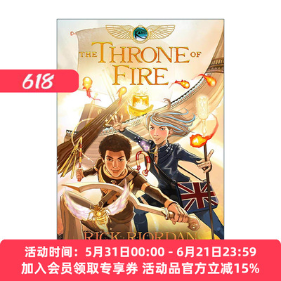 英文原版 The Kane Chronicles 02 The Throne of Fire 埃及守护神系列2 凯恩与烈焰王座 漫画版 Percy Jackson波西杰克逊第三季