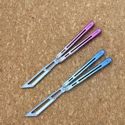 班输造物8805辰影蝴蝶刀花式甩刀新手练习入门刀玩具刀未开刃