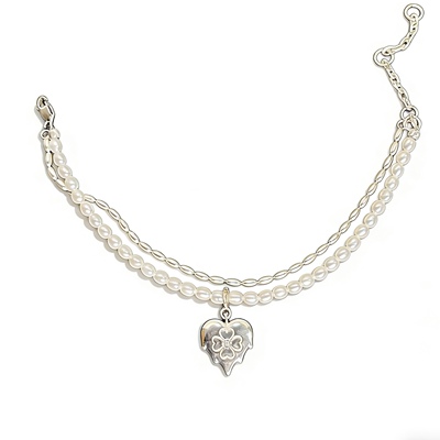 CHERIENIU天然珍珠纯银手链气质通勤轻奢礼物女