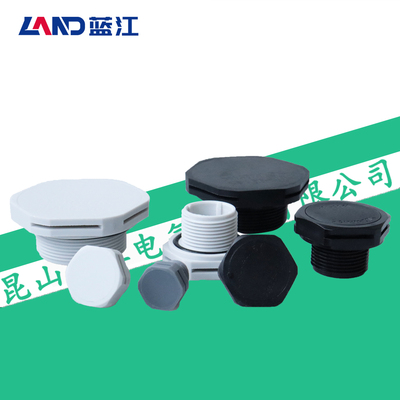 蓝江尼龙防水透气阀外螺纹呼吸器