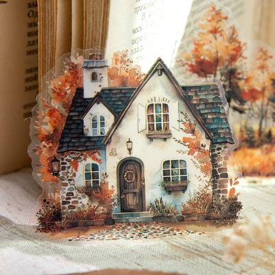 写给秋天的诗系列复古秋日贴纸