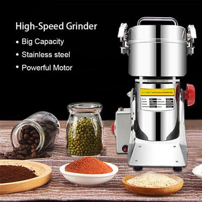 跨境外贸700G粉碎机五谷杂粮磨粉机打粉机药材研磨机dry grinder
