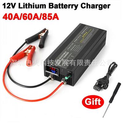 12V Lifepo4 Battery Charger Adjustable 40/60/85A可调充电器铁