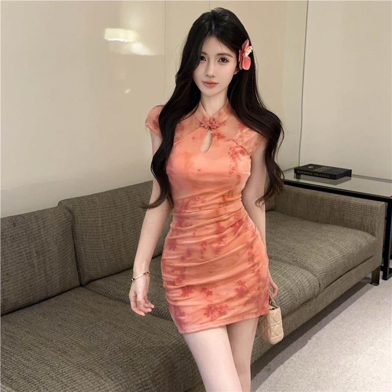 性感旗袍技师工作服柔式足疗养生师洋装修身包臀御姐风按摩工装