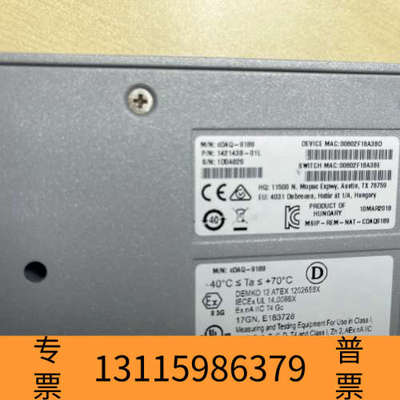 众桦NI cDAQ-9189机箱，带8个槽位，配套NI 9263