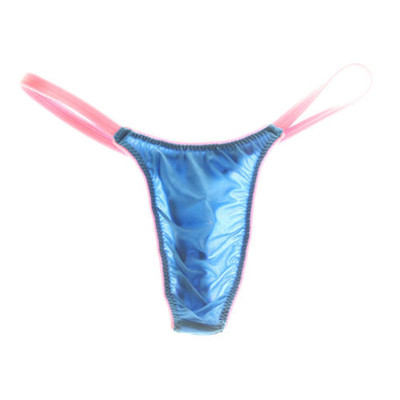 性感男士拼色弹力锦纶丁字裤新品
