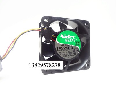 NIDEC TA225DC B34605-57 6025 0.58A 6CM大风量 机箱 变频器风扇