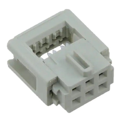 09185066803【CONN RCPT 6POS IDC 26-28AWG】