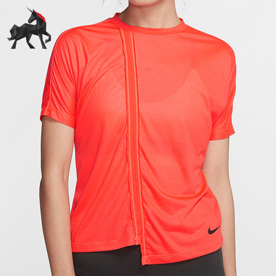 Nike/耐克正品休闲运动女子短袖宽松圆领短袖上衣T恤 BV3168-671