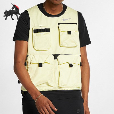 Nike/耐克正品 Run Ready 男子机能风多口袋单马甲外套CJ1461-335