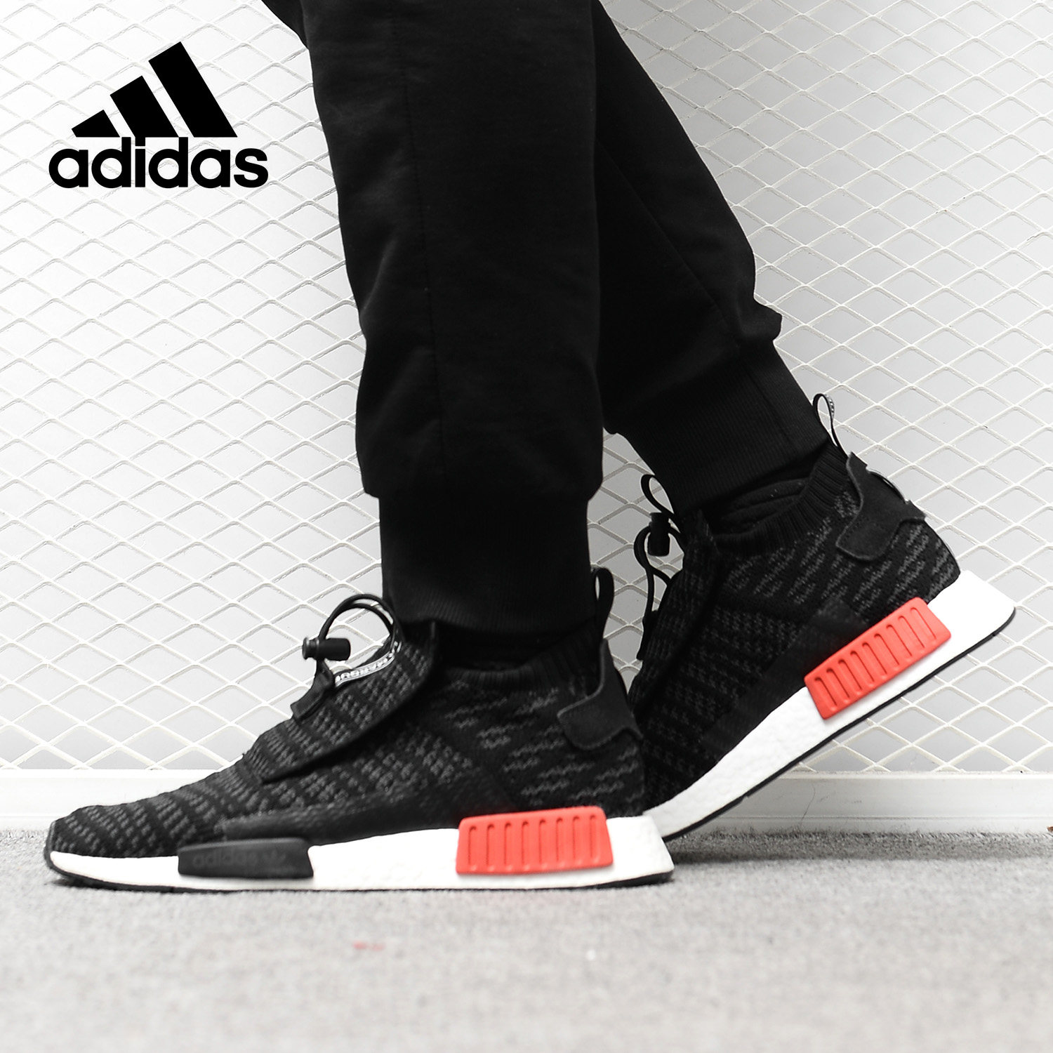 Adidas/阿迪达斯正品中性NMD_TS1 PK三叶草系列休闲鞋B37634