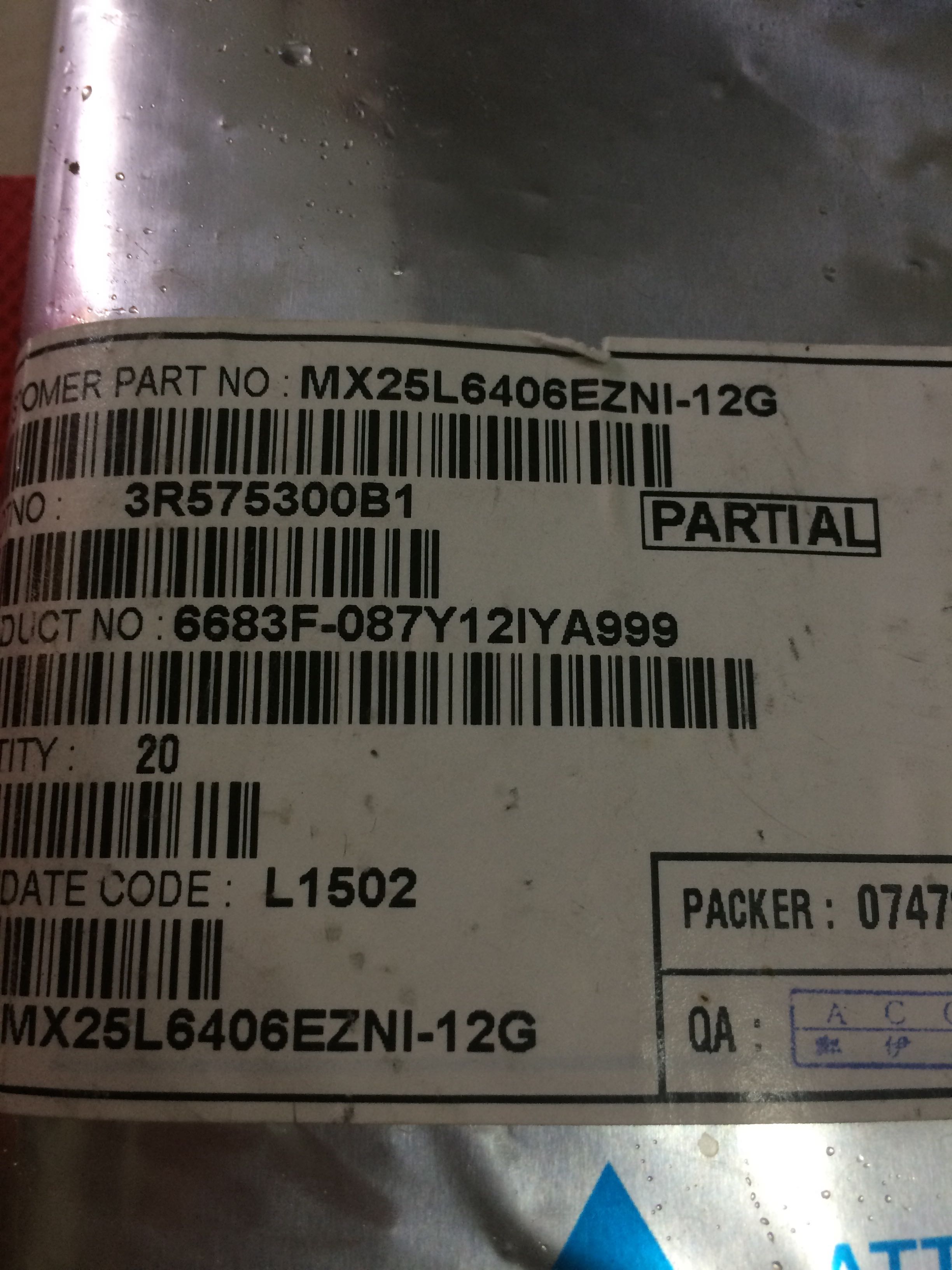 MX25L6406EZNI-12G WSON8 MX25L6406存储器 ic芯片_虎窝淘
