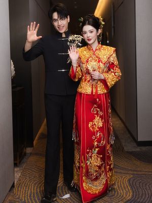 高端龙凤褂婚服秀禾服新款新娘2025中式显瘦结婚出门嫁衣接亲服