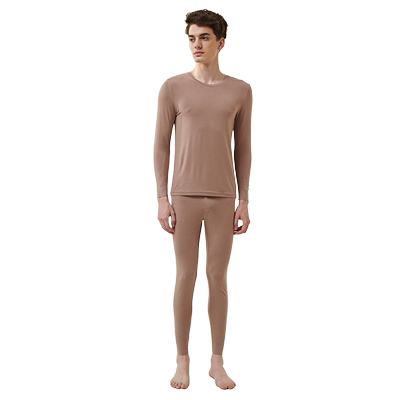 意大莱长袖男士简约轻薄保暖贴身