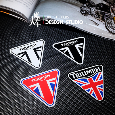适用凯旋 T100 675R Scrambler 老虎 800XC 摩托车个性防水反光贴