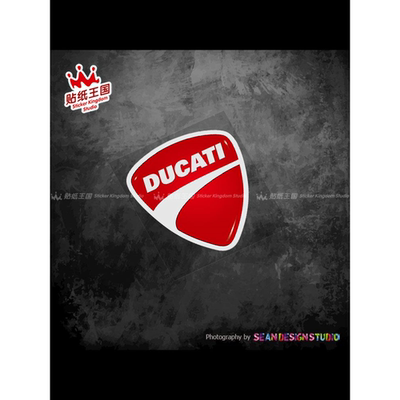 适用杜卡迪 Ducati V4 V2 街霸骇客车头贴纸3D摩托车装饰反光贴花