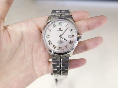 瑞士商务风贝母自动机械表低折扣