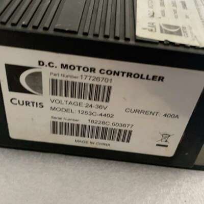 议价Curtis科蒂斯直流电机控制器，型号1253C-4402，