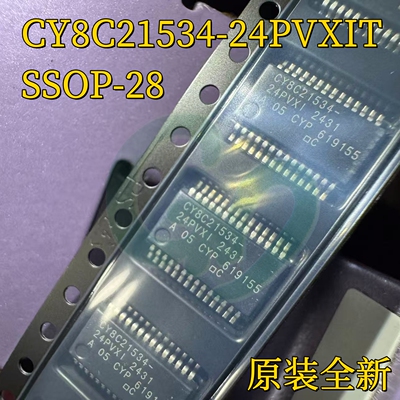 原装CY8C21534-24PVXIT SSOP28 微控制器芯片IC
