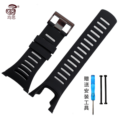 均思硅胶表带适配拓野系列防水