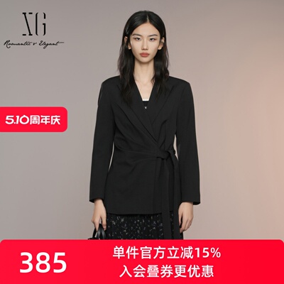 XG/雪歌百搭气质显瘦西装外套女