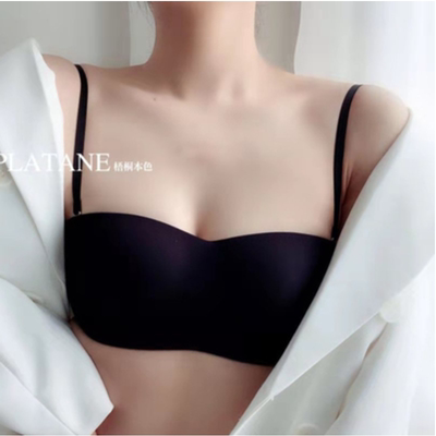 梧桐本色肩带半罩杯无钢圈文胸