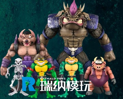 大都会忍者蛙1波可动人偶