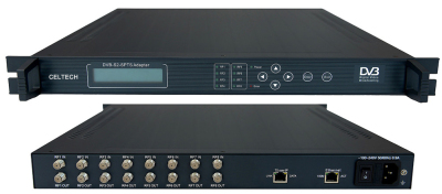 CEL-62135 8路IP码流适配器 (8*DVB-S/S2 RF输入,64*IP/SPTS输出)