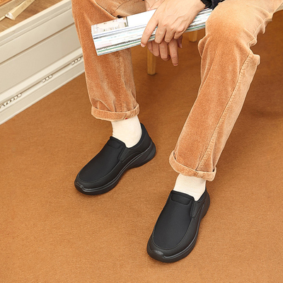 Pansy盼喜日本男鞋轻便舒适透气防滑一脚蹬休闲鞋2025年秋新1137