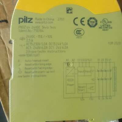 询价购-PNOZ S4全新带包PLIZ安全继电器S4 议价可维修-