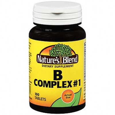 Nature's Blend B Complex #1, 100 Tablets, Pack of 2