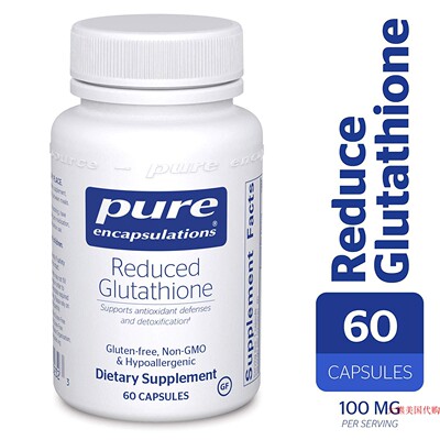 Pure Encapsulations Reduced Glutathione, 60 Capsules