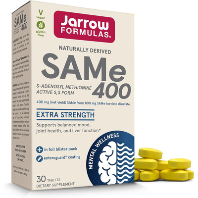 Jarrow Formulas SAMe 400 mg, Joint Health, Liver Function