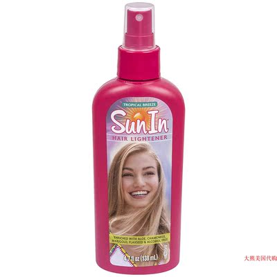 Sun-In Hair Lightener Spray, Tropical Breeze 4.7 oz