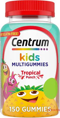 Centrum Kids Multivitamin, Tropical Punch Flavor, 150 Gummie