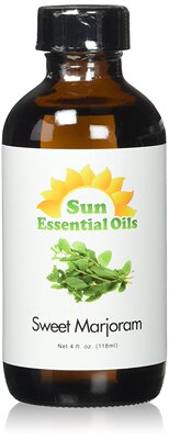 Sweet Marjoram Essential Oil by Sun Organic, 4 ounce