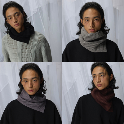 H1c针织特殊肌理*软糯亲肤围脖