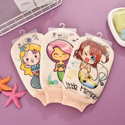 澡巾新款卡通人物家用贵人一族