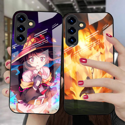 SamsungS24ultra适用23FE三星S25手机壳26+21加22U玻璃A56女55可爱i17动漫16plus百变小樱cute魔卡少女樱case