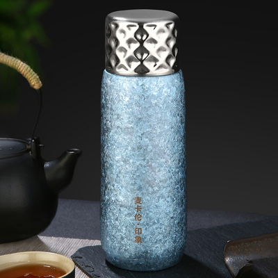 麦卡伦印象纯钛保温杯男女士焖烧泡茶杯便携刻字水杯户外双层水杯