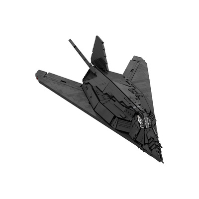 【高砖零件】美国空军F-117A夜鹰隐身攻击机MOC96820拼装积木玩具