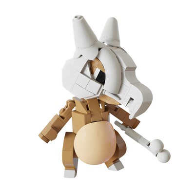 【高砖零件】游戏宝可梦卡拉卡拉宠物怪兽MOC-238173拼装积木玩具