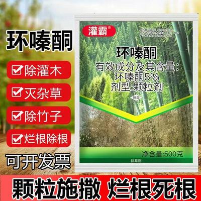 环嗪哃杂草树竹枯死药除草死根剂除竹子灌木杂草环嗪酮竹子专用药