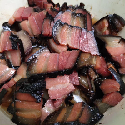 桂东烟熏腊肉农家柴火烟熏