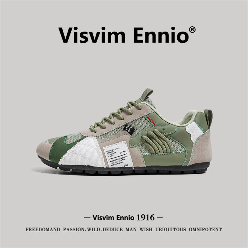 VISVIM ENNIO网红爆款男鞋夏季轻便阿甘鞋运动跑步男款休闲防滑软