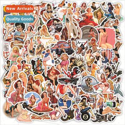 100 new poster sexy beauty pin up girl sexy retro decoration